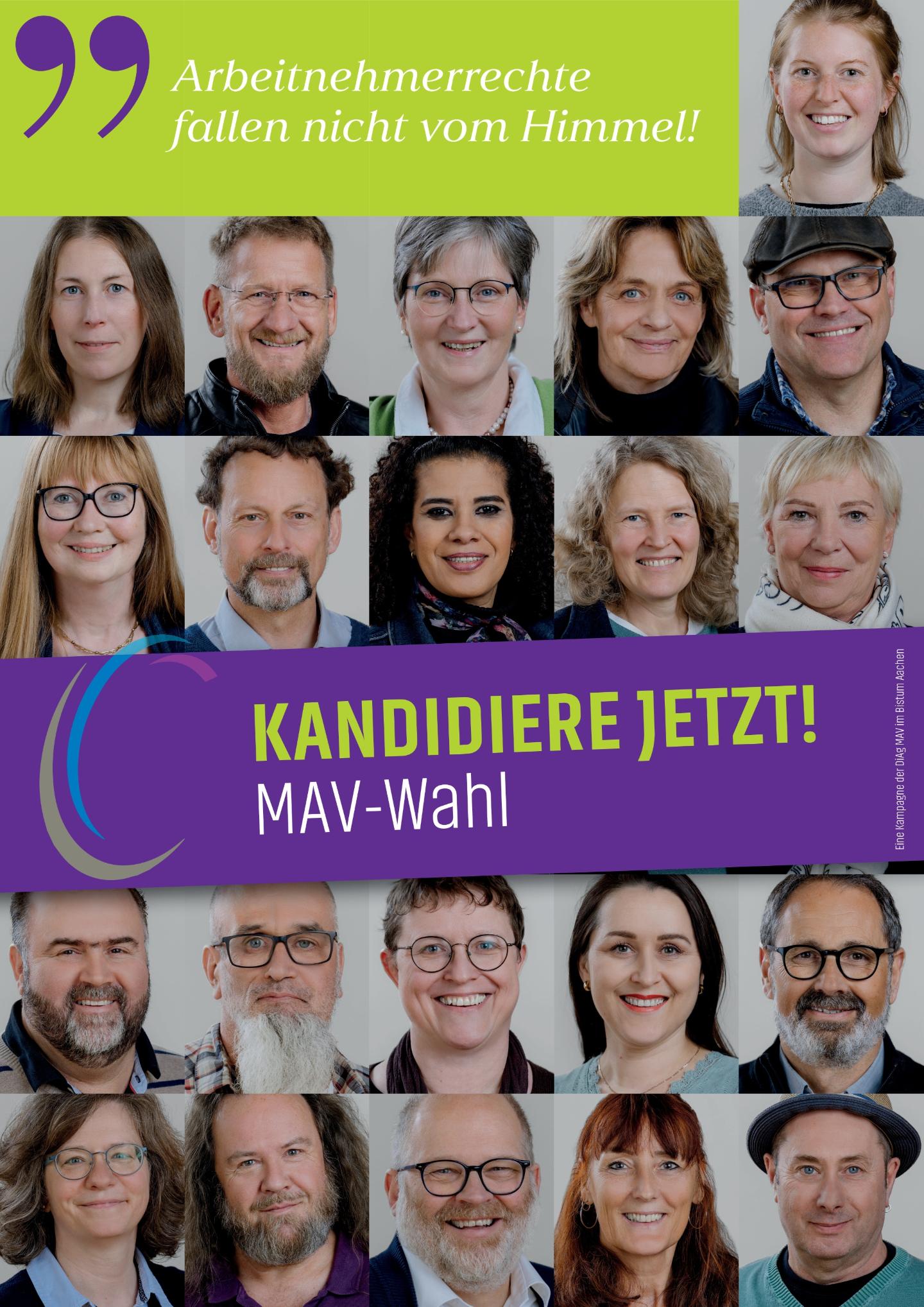 Material für Wahlen und Wahlwerbung | DiAg MAV Aachen